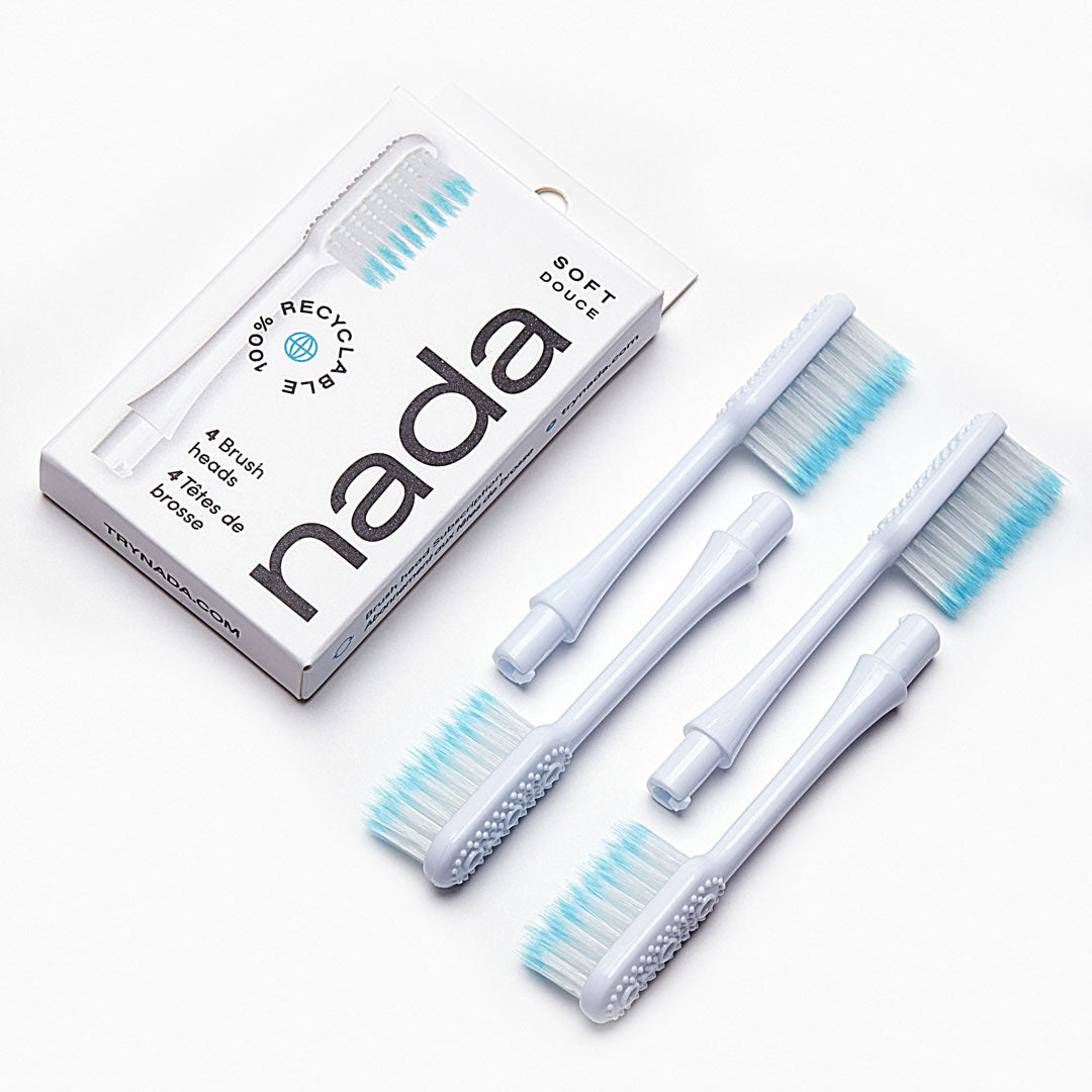 Disposable toothbrush heads store